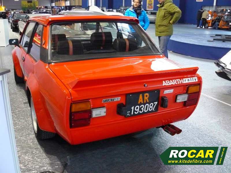 Galería fotográfica de piezas de fibra para Fiat 131 Abarth Grupo IV ...